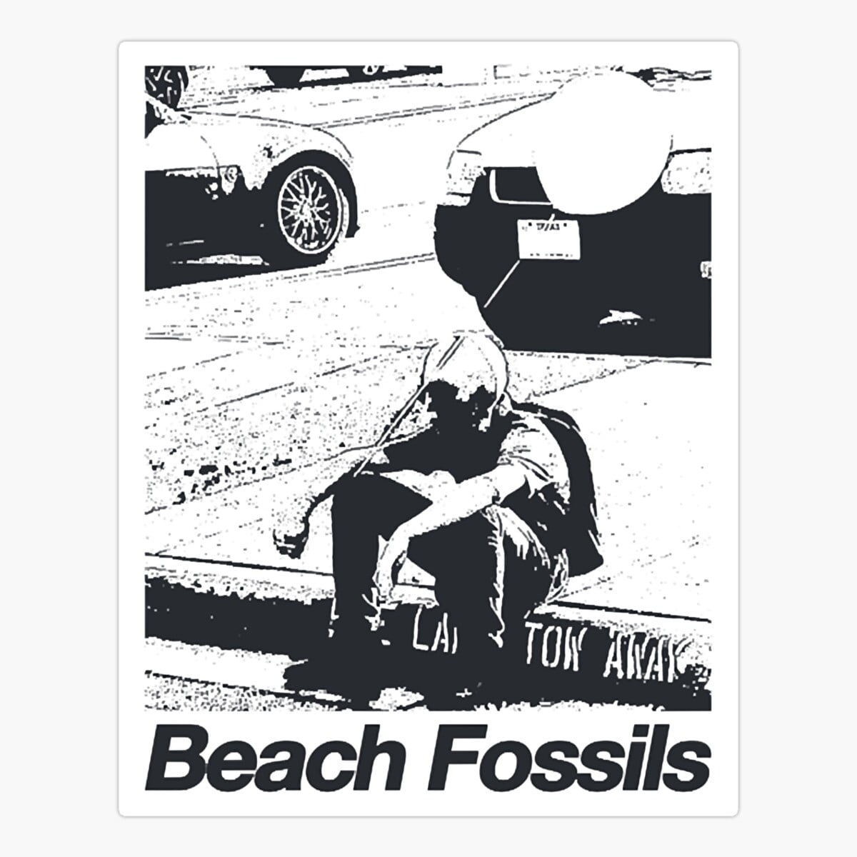 Onim Beach Fossils - Fanart Sticker, Phone Decal Water Bottle Stickers Car Decals, Funny ...