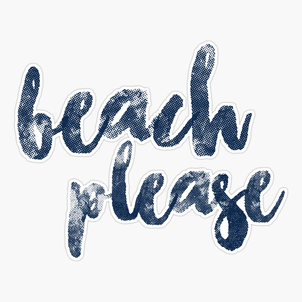 Onim Beach Please Sticker, Phone Decal Water Bottle Stickers Car Decals ...