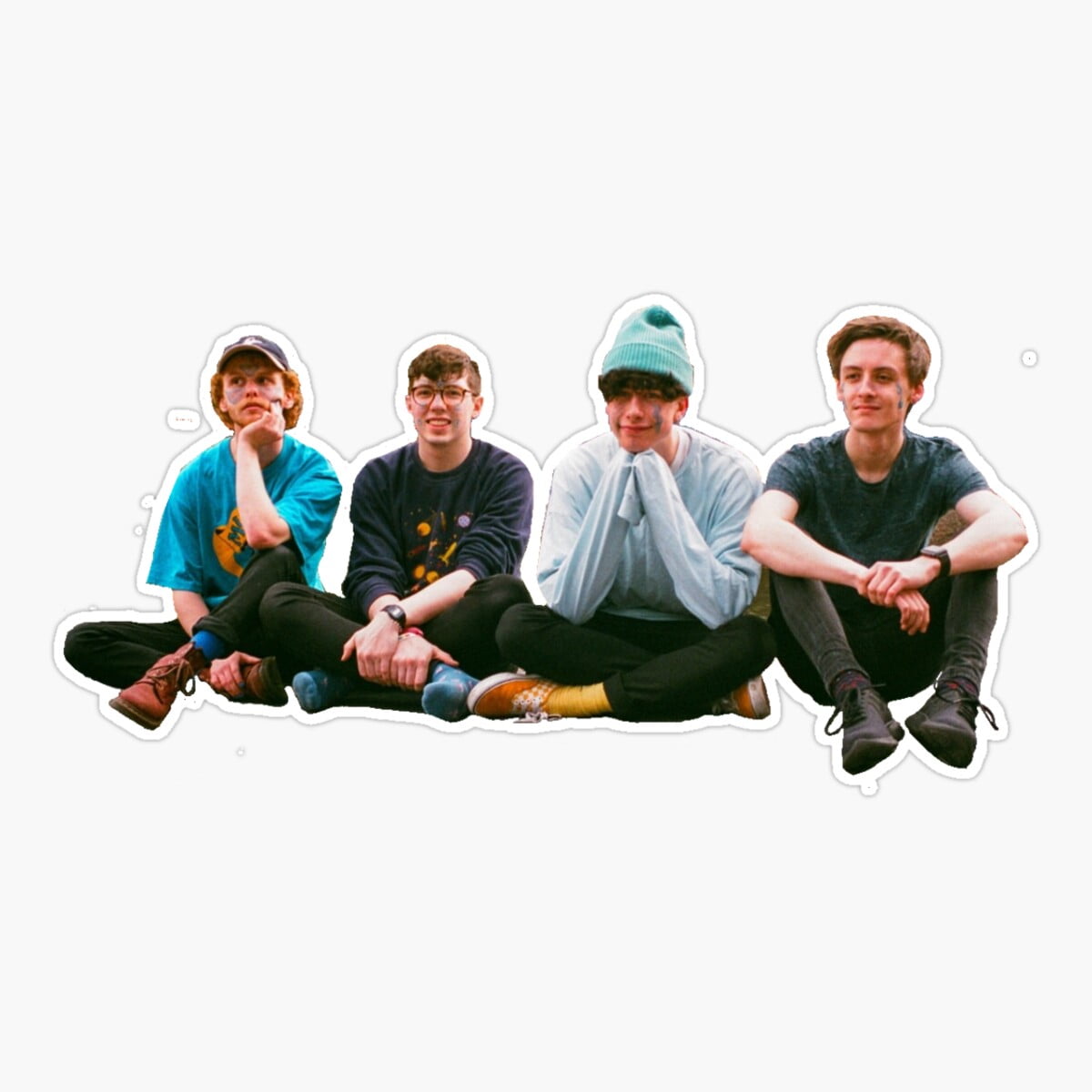 Onim Bears In Trees Sticker, Phone Decal Water Bottle Stickers Car ...