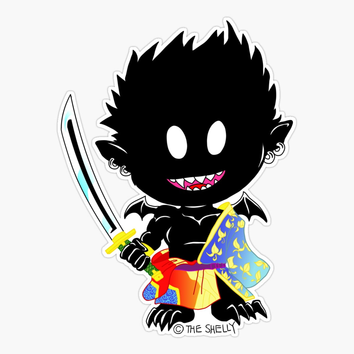 Onim Beast Thang! Sword + Robe Sticker, Phone Decal Water Bottle ...