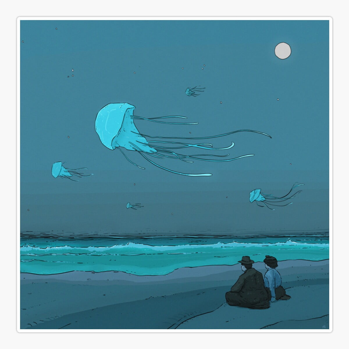 Onim Beauty Gone Sticker, Phone Decal Water Bottle Stickers Car Decals ...