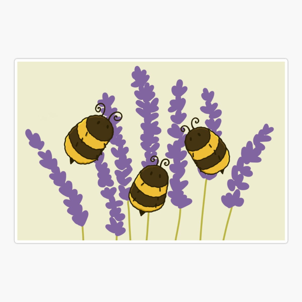 Onim Bees Sticker, Phone Decal Water Bottle Stickers Car Decals, Funny ...