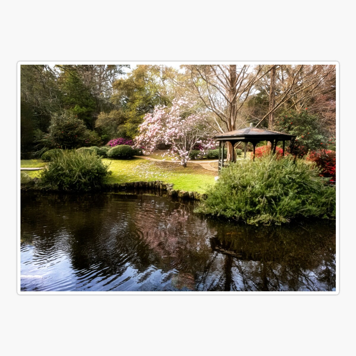 Onim Bellingrath Gardens - Alabama Sticker, Phone Decal Water Bottle ...