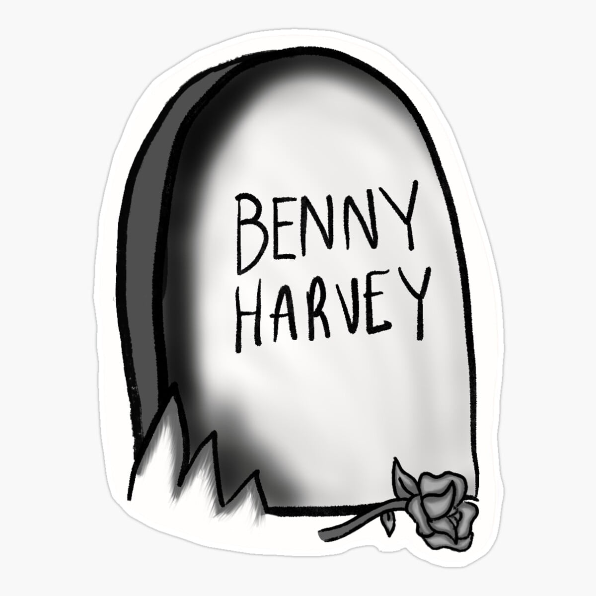 Onim Benny Harvey Rip - Traditional Tattoo Inspired Sticker, Phone ...