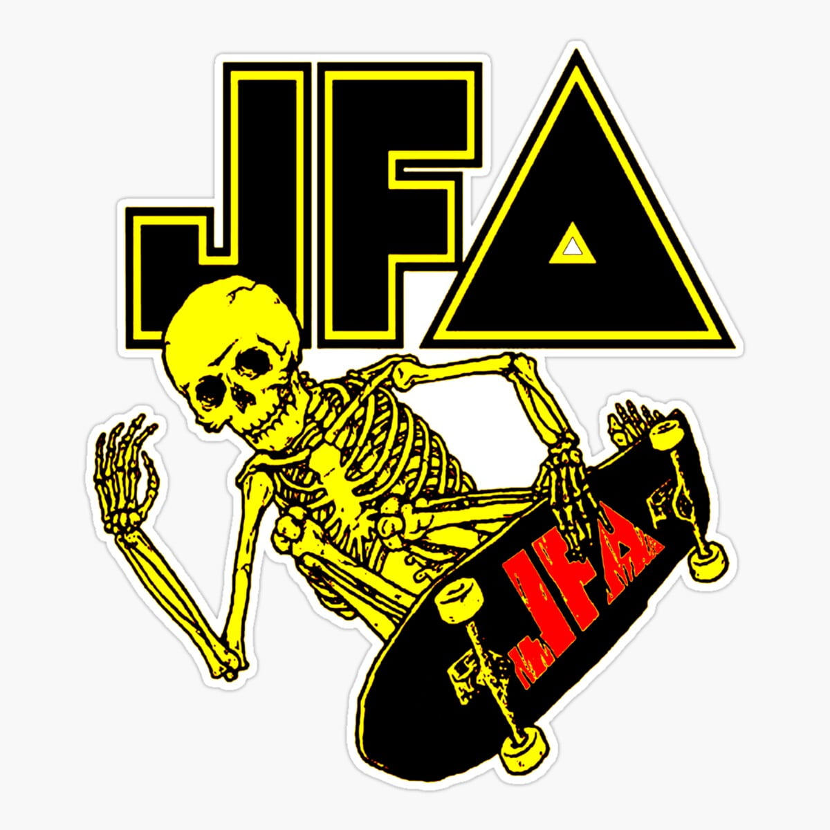 Onim Best Of Logo Special Jfa (Jodie Foster'S Army) Band Hardcore Punk Popular Sticker, Phone ...