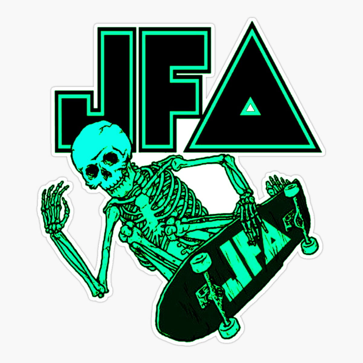 Onim Best Of Logo Special Jfa (Jodie Foster'S Army)Band Hardcore Punk Popular Sticker, Phone ...