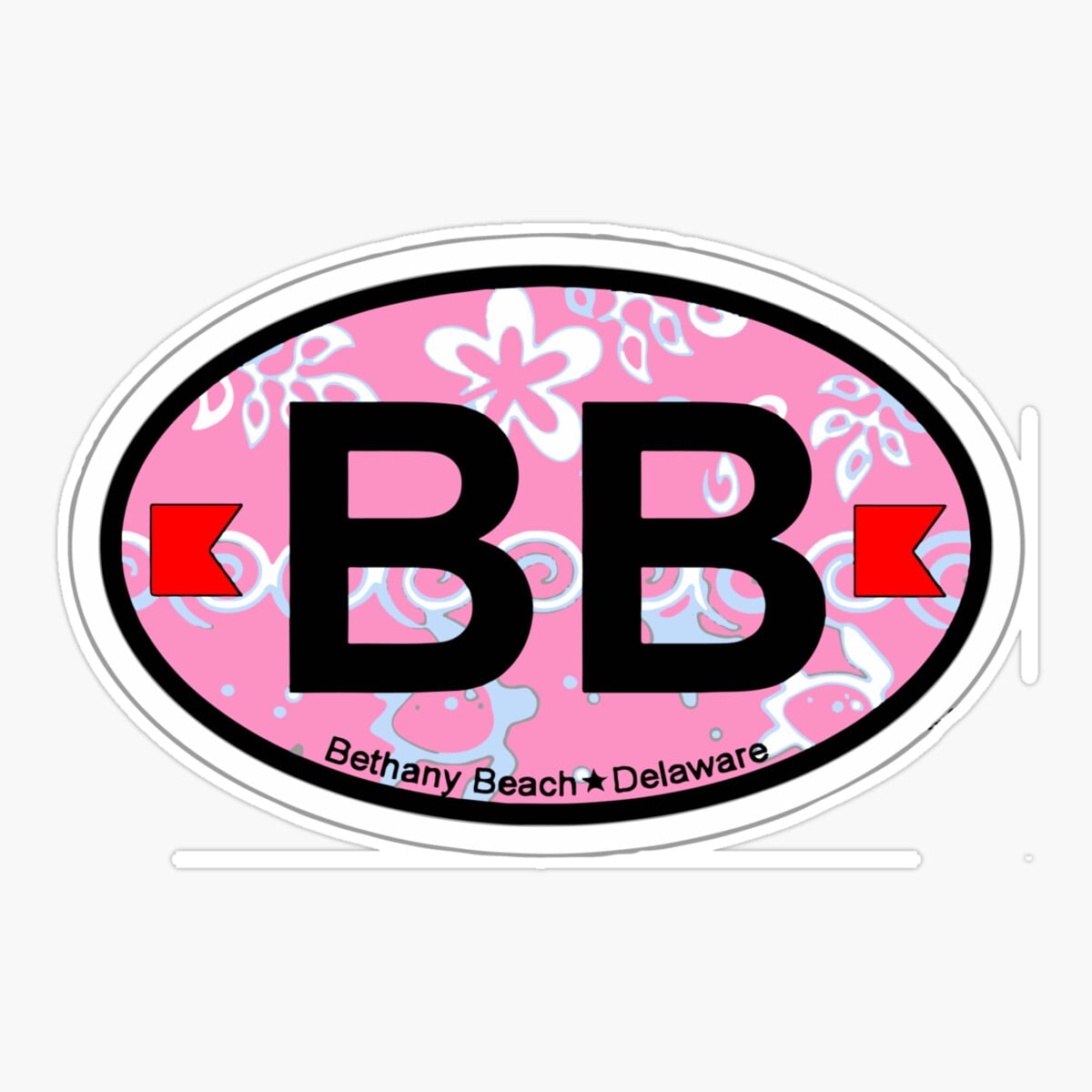 Onim Bethany Beach - Delaware. Sticker, Phone Decal Water Bottle ...