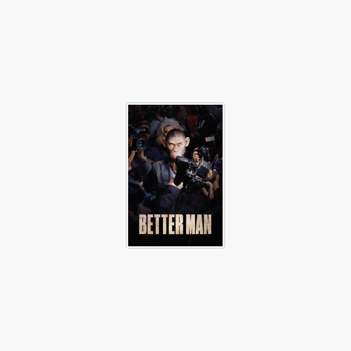 Onim Better Man (2024) Movie Poster Sticker - Walmart.com