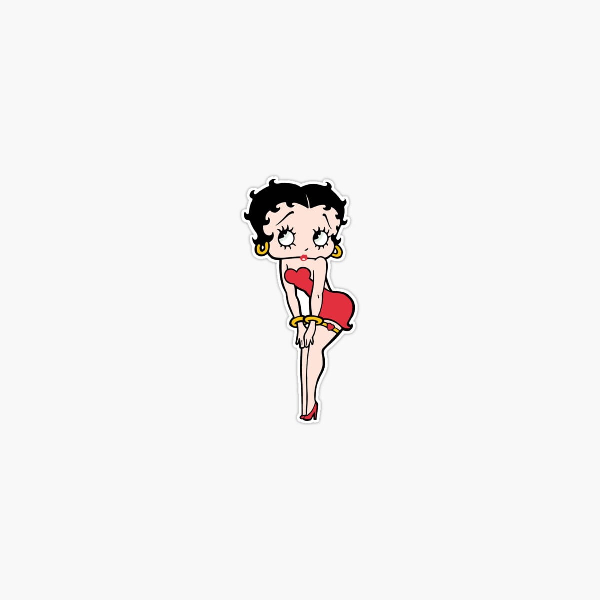 Onim Betty Boop Sticker, Phone Decal Water Bottle Stickers Car Decals, Funny Birthday Gift ...