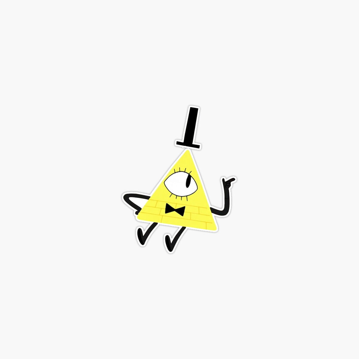 Onim Bill Cipher Gravity Falls Sticker - Walmart.com