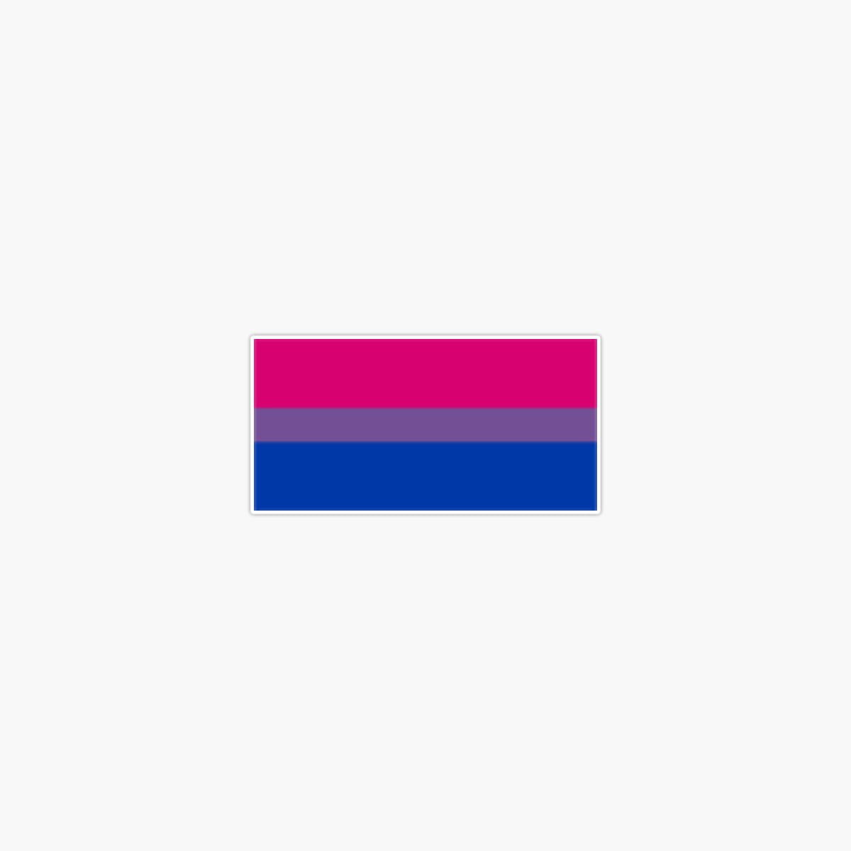 Onim Bisexual Pride Sticker Sticker, Phone Decal Water Bottle Stickers ...