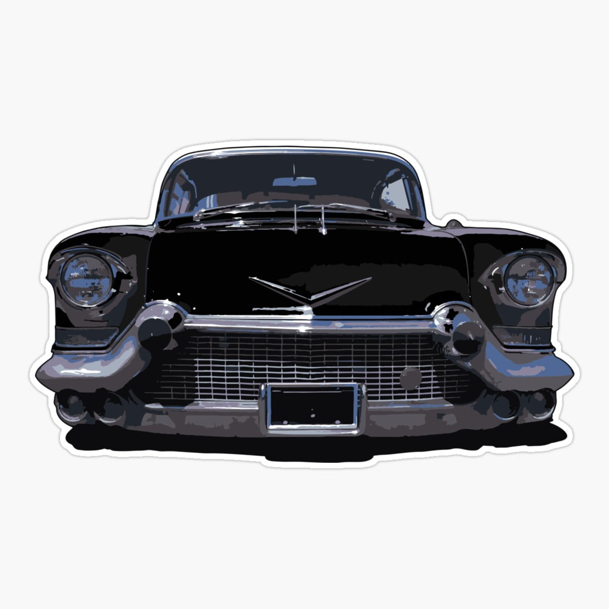 Onim Black Lead Sled Caddy Sticker, Phone Decal Water Bottle Stickers ...