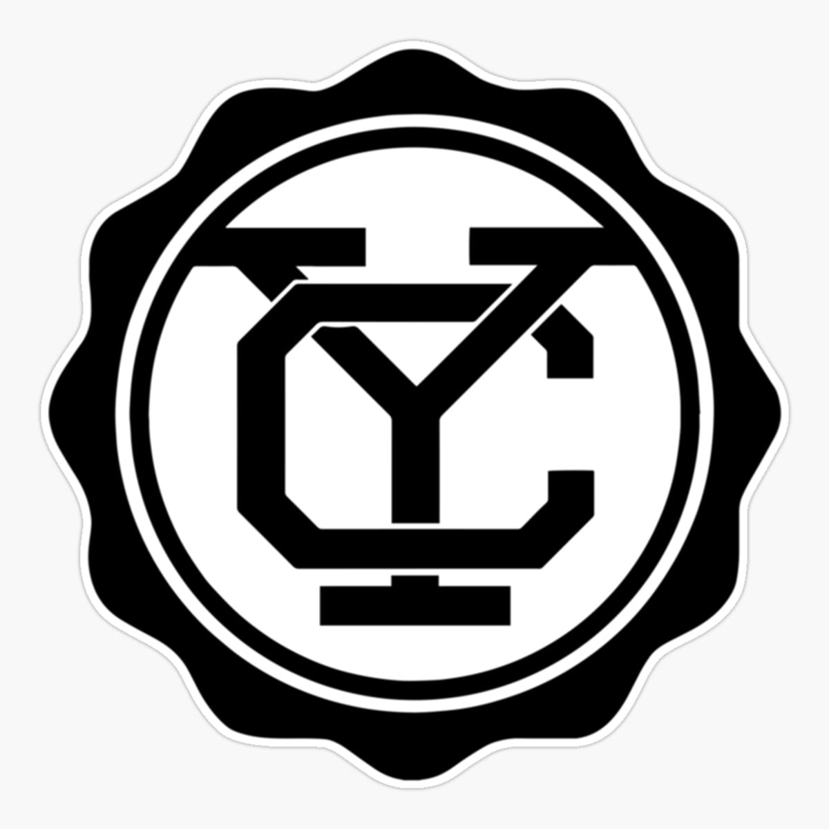 Onim Black Logo Sticker, Phone Decal Water Bottle Stickers Car Decals ...