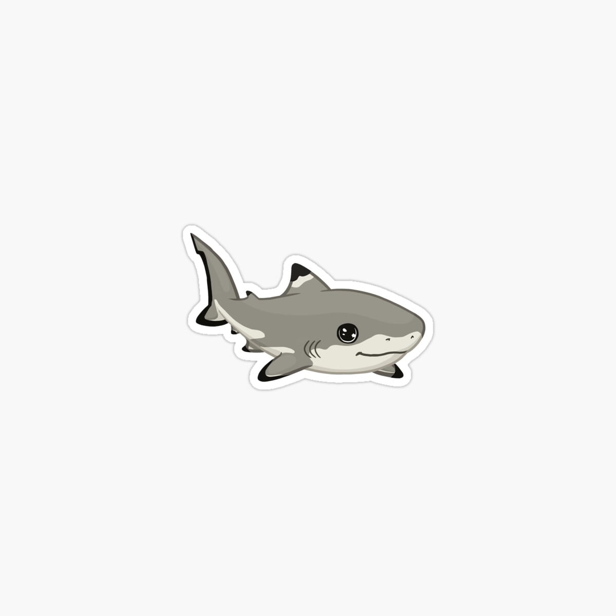 Onim Blacktip Reef Shark (Uncommon Animals Series) Sticker, Phone Decal ...