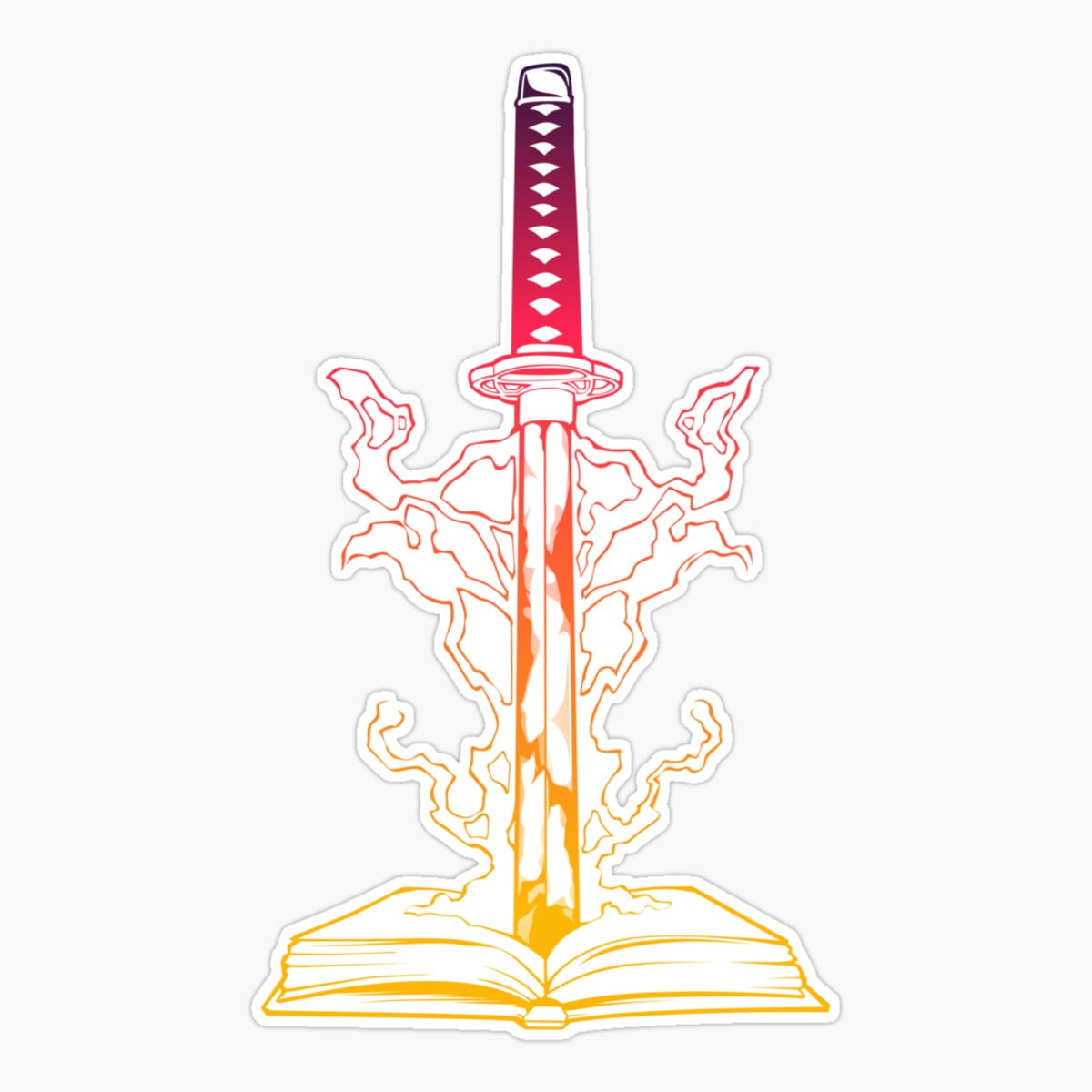 Onim Blade And Knowledge Fusion Sticker, Phone Decal Water Bottle ...