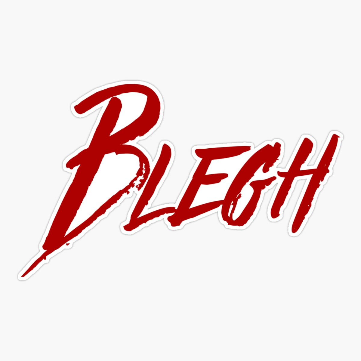 Onim Blegh Metalcore Deathcore Scream Sticker, Phone Decal Water Bottle ...