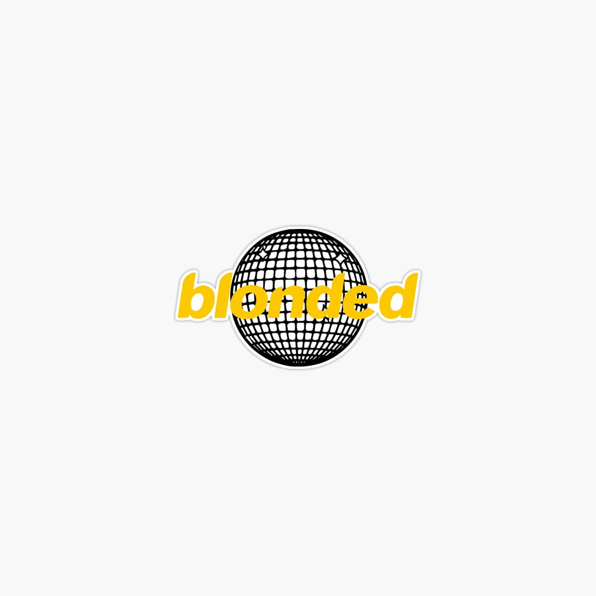 Onim Blonded - Frank Ocean Sticker, Phone Decal Water Bottle Stickers ...