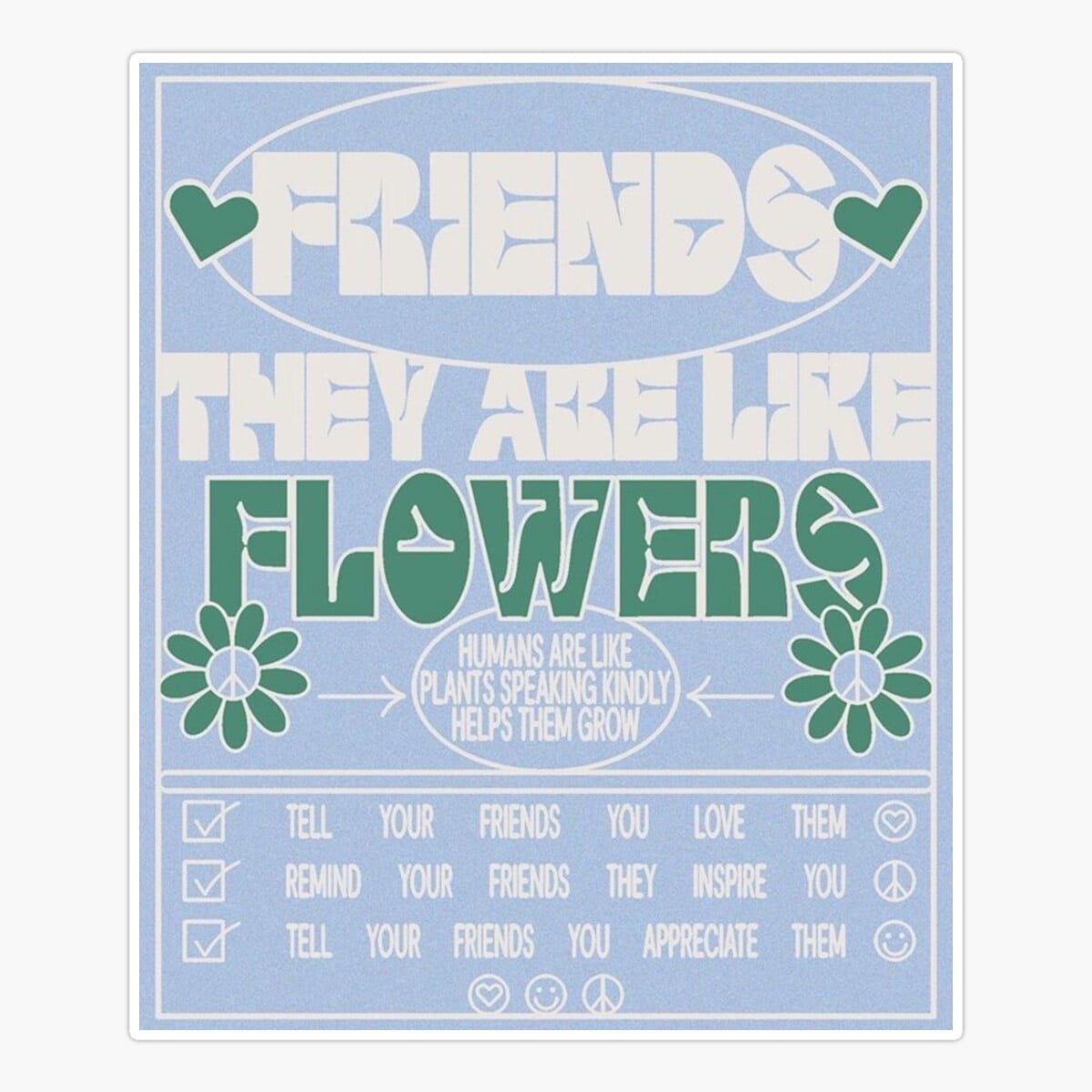 Onim Blue And Green Danish Pastel Sticker, Phone Decal Water Bottle ...