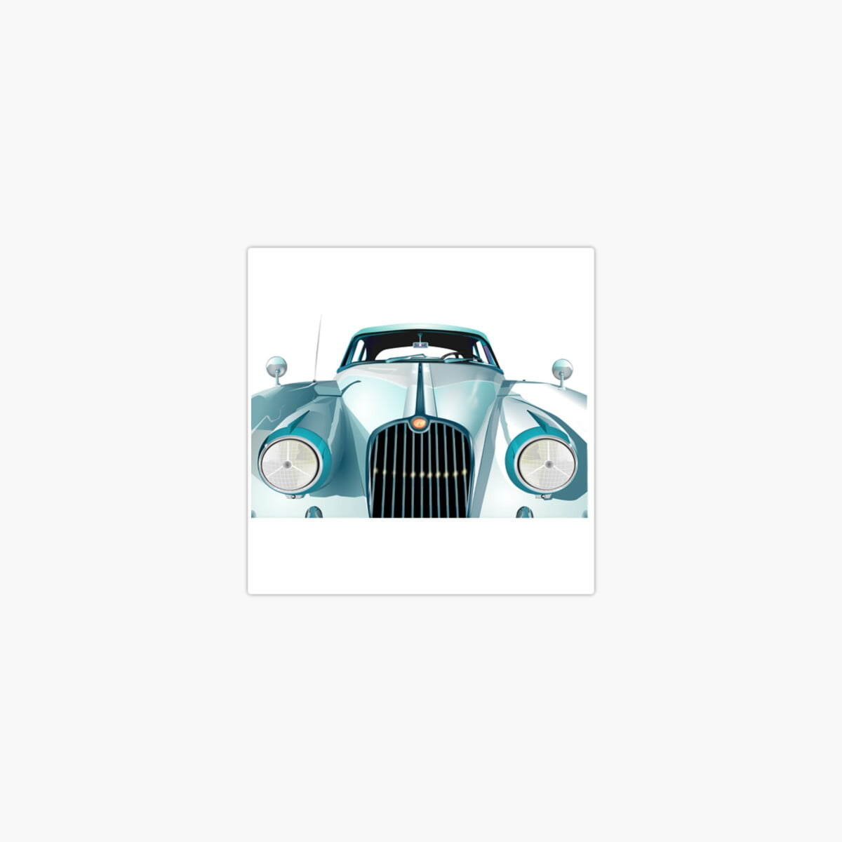 Onim Blue Metallica Hot Car Sticker, Phone Decal Water Bottle Stickers ...