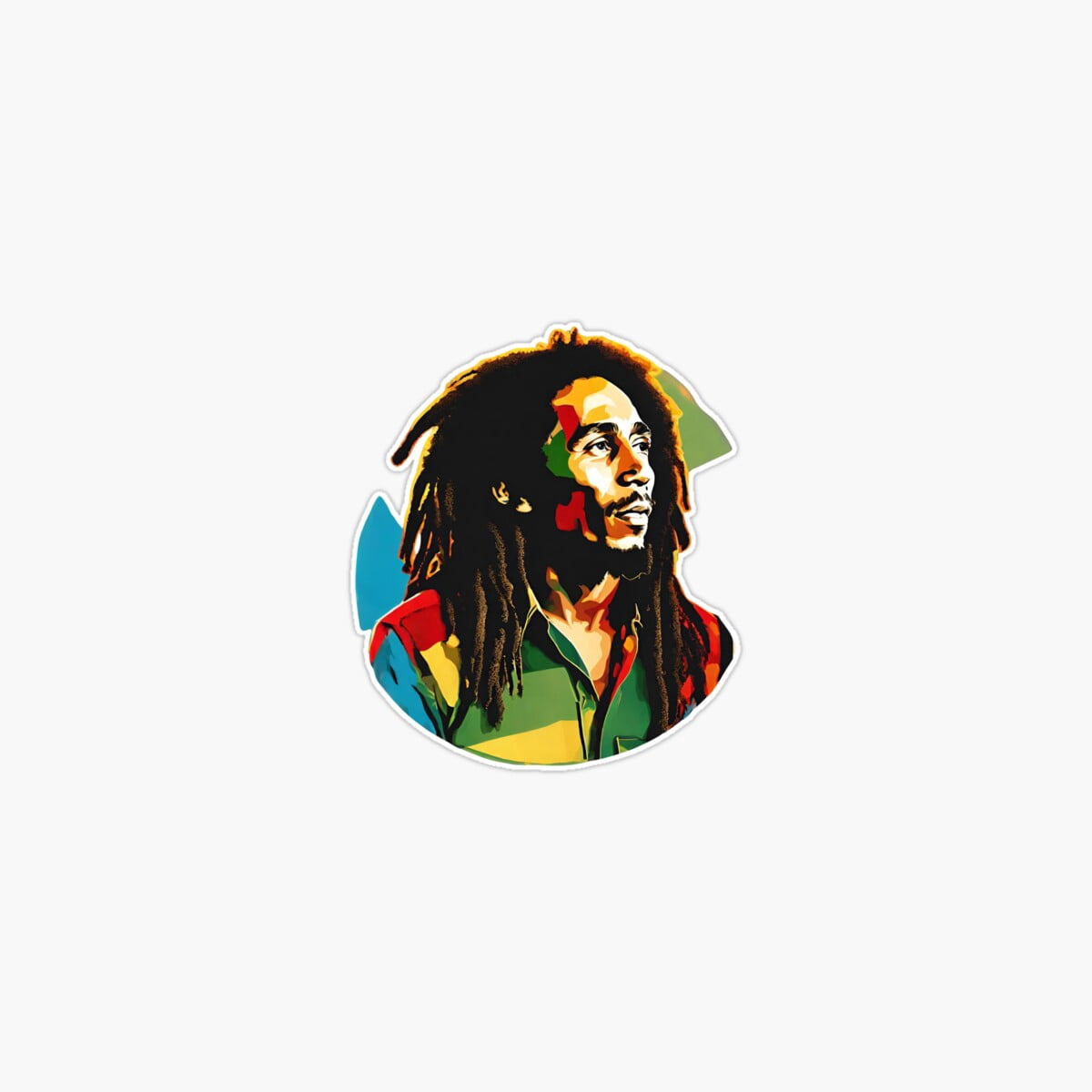 Onim Bob The King of Regge Music is Alive Sticker - Walmart.com