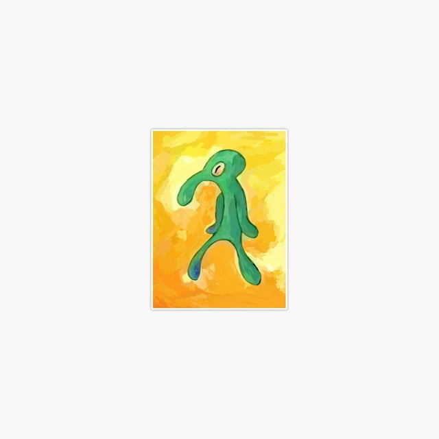 Onim Bold and Brash Art - Iconic SpongeBob SquarePants Design Sticker ...