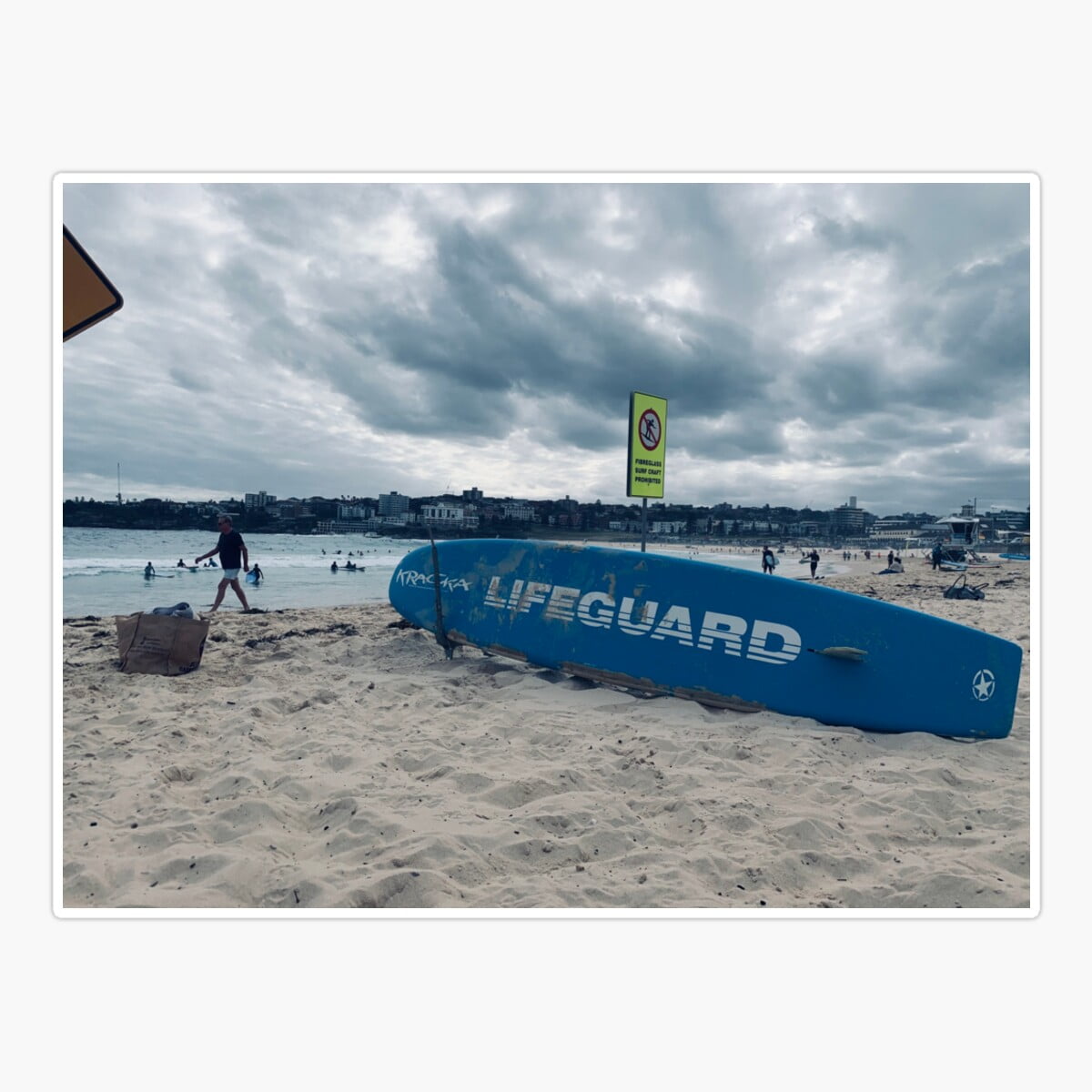 Onim Bondi Beach - Nsw Sticker, Phone Decal Water Bottle Stickers Car ...