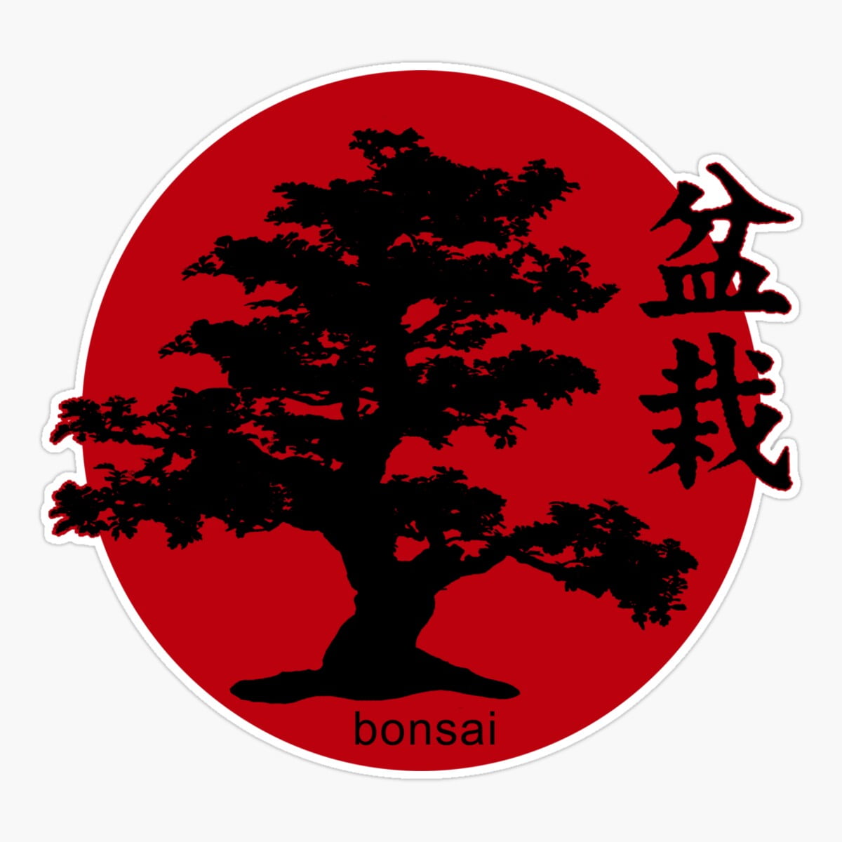 Onim Bonsai Sticker, Phone Decal Water Bottle Stickers Car Decals ...