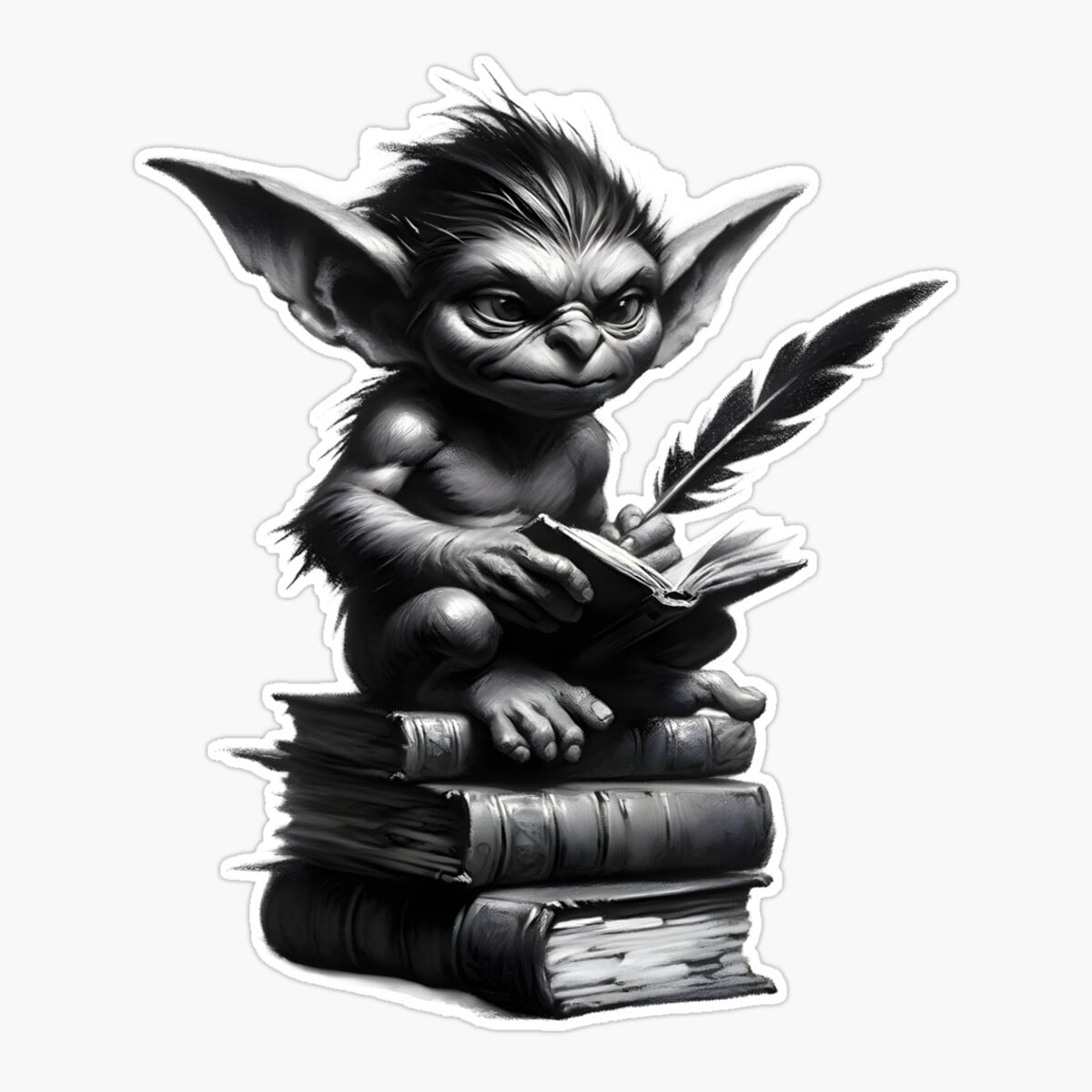 Onim Book Goblin Sticker, Phone Decal Water Bottle Stickers Car Decals ...