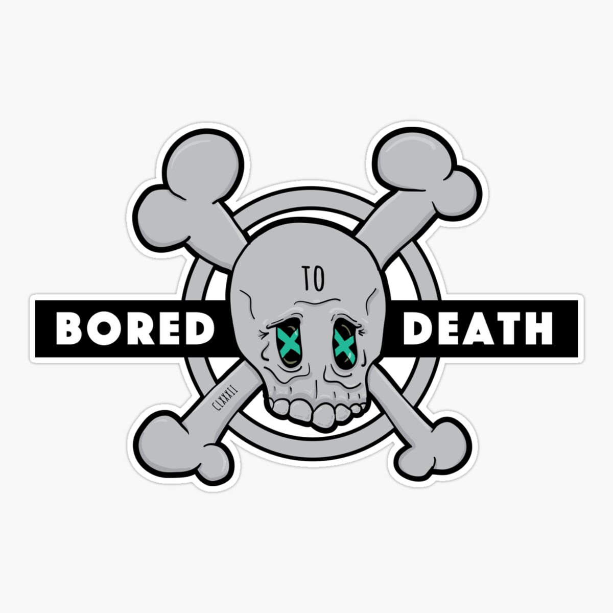 Onim Bored To Death Sticker, Phone Decal Water Bottle Stickers Car ...