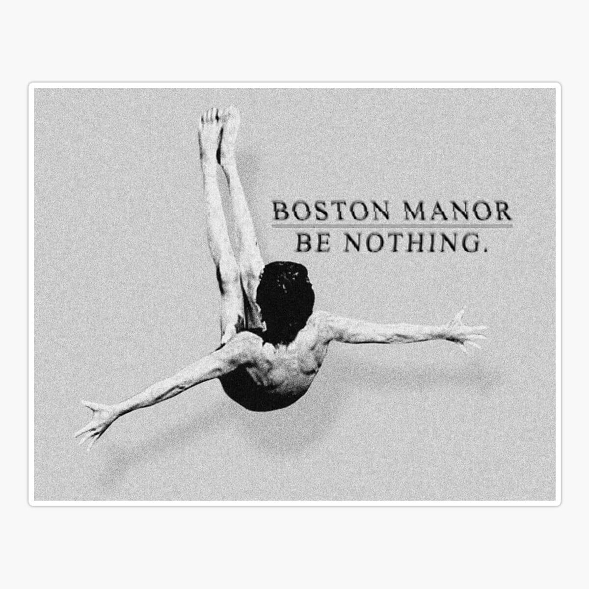 Onim Boston Manor Be Nothing Sticker, Phone Decal Water Bottle Stickers ...