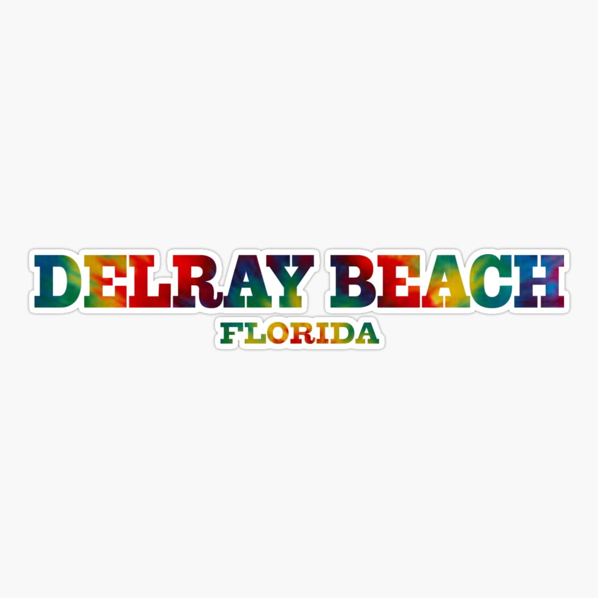Onim Delray Beach Florida Sticker, Phone Decal Water Bottle Stickers ...