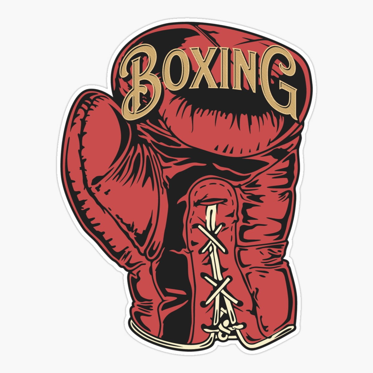 Onim Boxer Boxing Sticker, Phone Decal Water Bottle Stickers Car Decals ...
