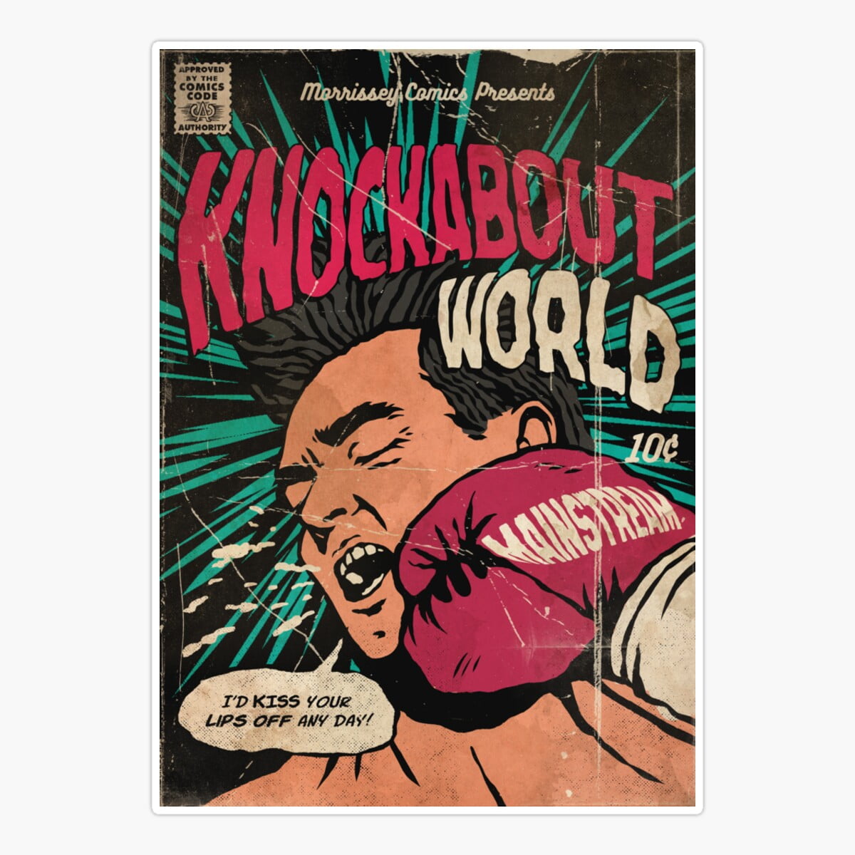 Onim Boxing Moz Sticker, Phone Decal Water Bottle Stickers Car Decals ...