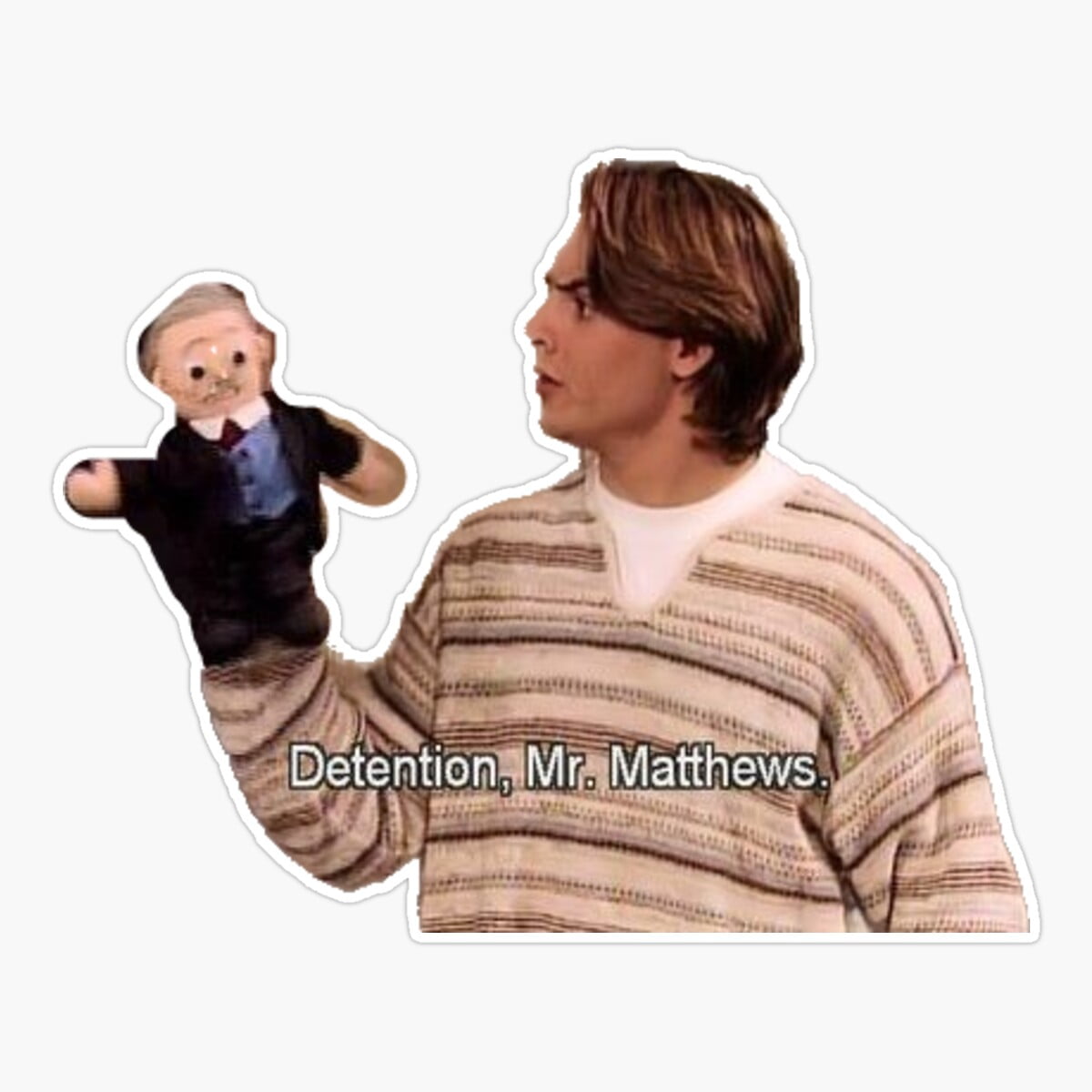 Onim Boy Meets World Eric Matthews Detention Mr. Matthews Sticker ...