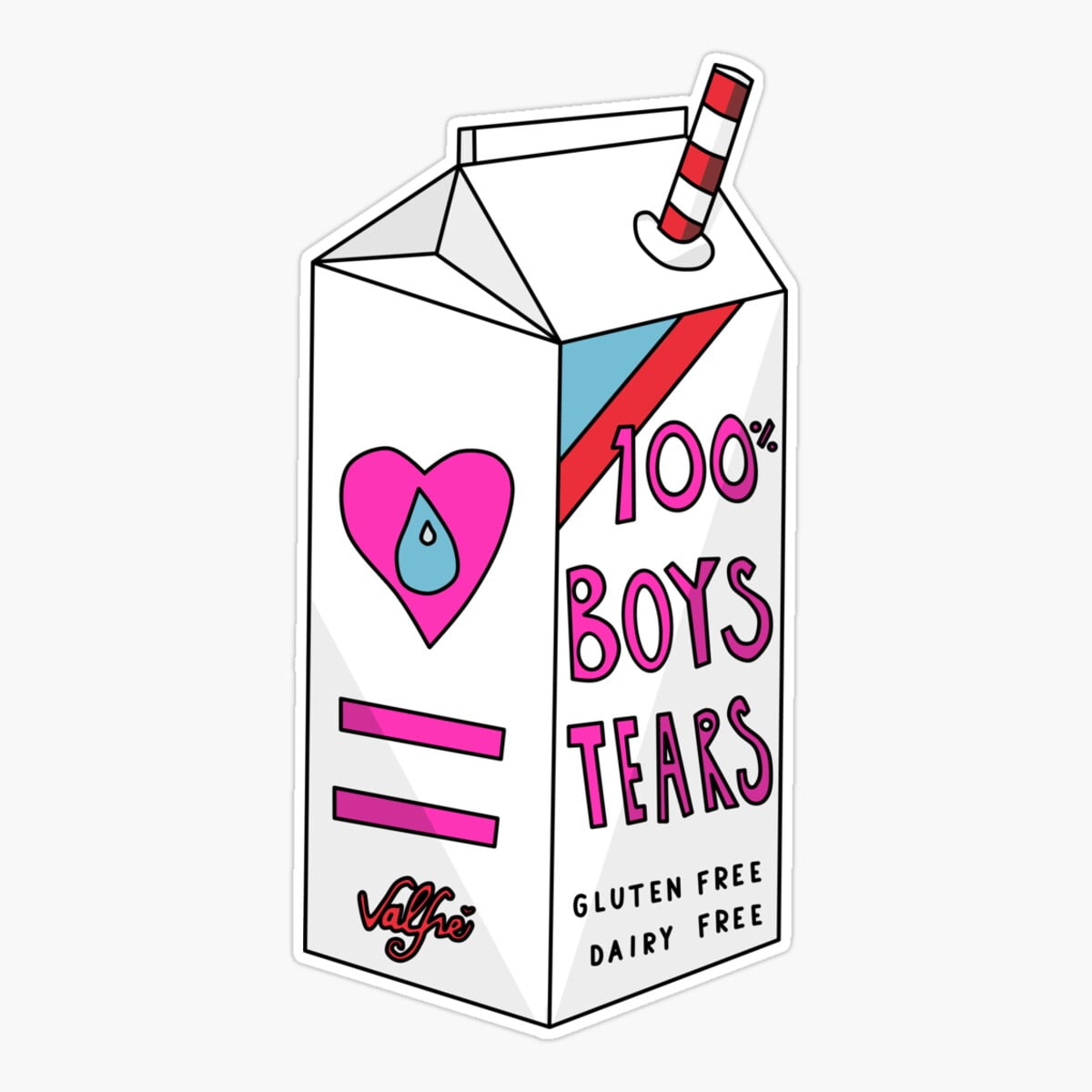 Onim Boy Tears Sticker, Phone Decal Water Bottle Stickers Car Decals ...