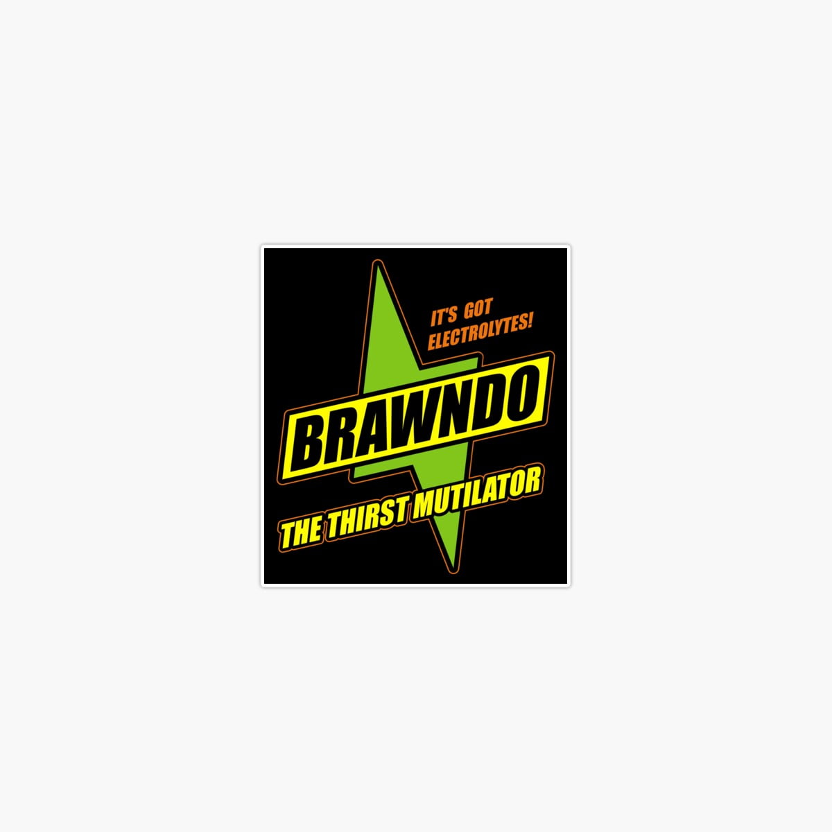 Onim Brawndo Sticker, Phone Decal Water Bottle Stickers Car Decals ...