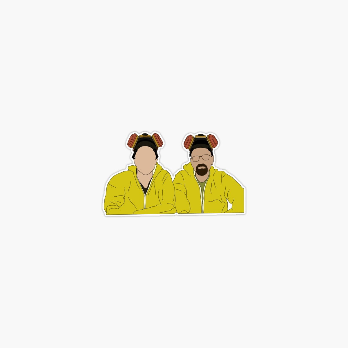 Onim Breaking Bad - Walt & Jesse Sticker, Phone Decal Water Bottle ...