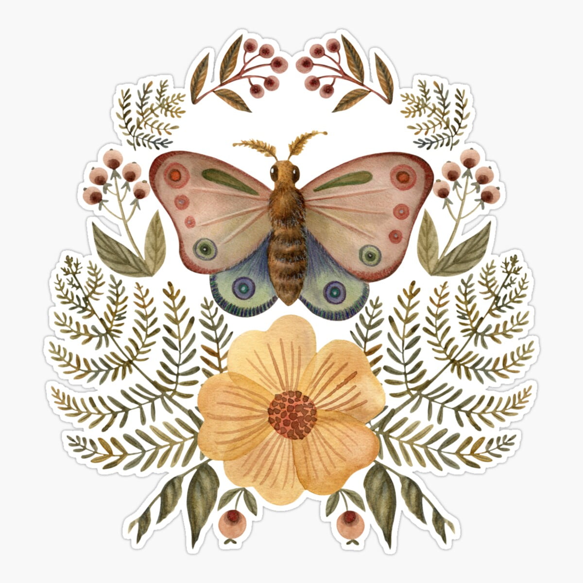 Onim Brian Dog Peeker Cartoon Funny Sticker, Phone Decal Water Bottle ...