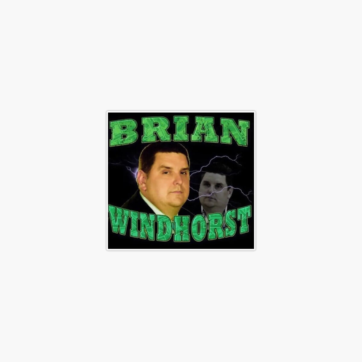 Onim Brian Windhorst Sports Commentator Sticker, Phone Decal Water ...
