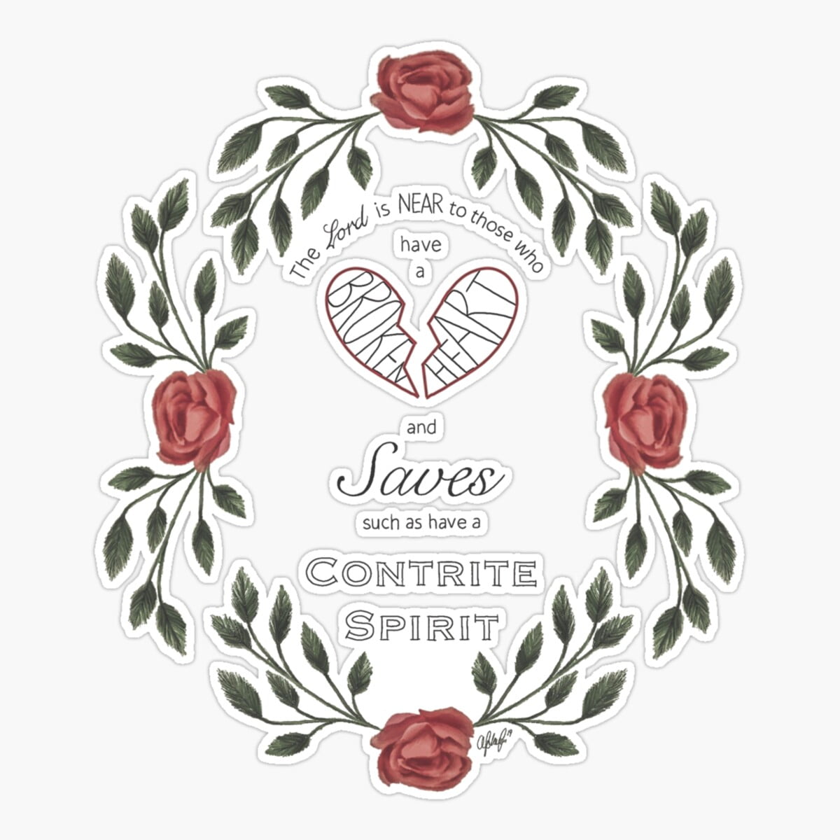 Onim Broken Heart Sticker, Phone Decal Water Bottle Stickers Car Decals ...