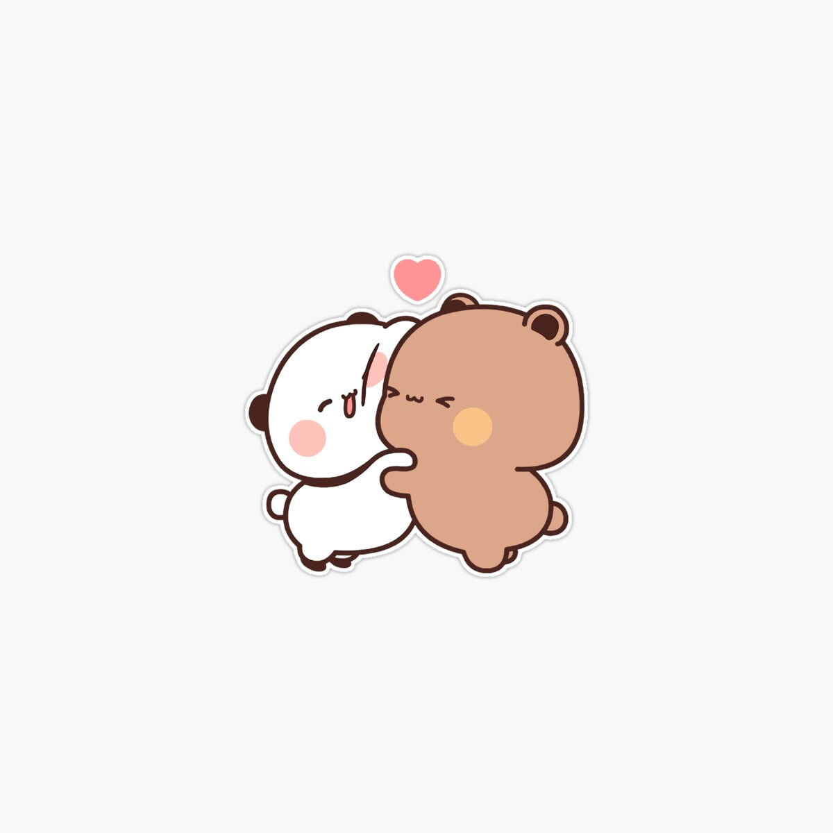 Onim Bubu And Dudu Hug | Bear Couple | Panda Yier | Bubu Brownie Bear ...