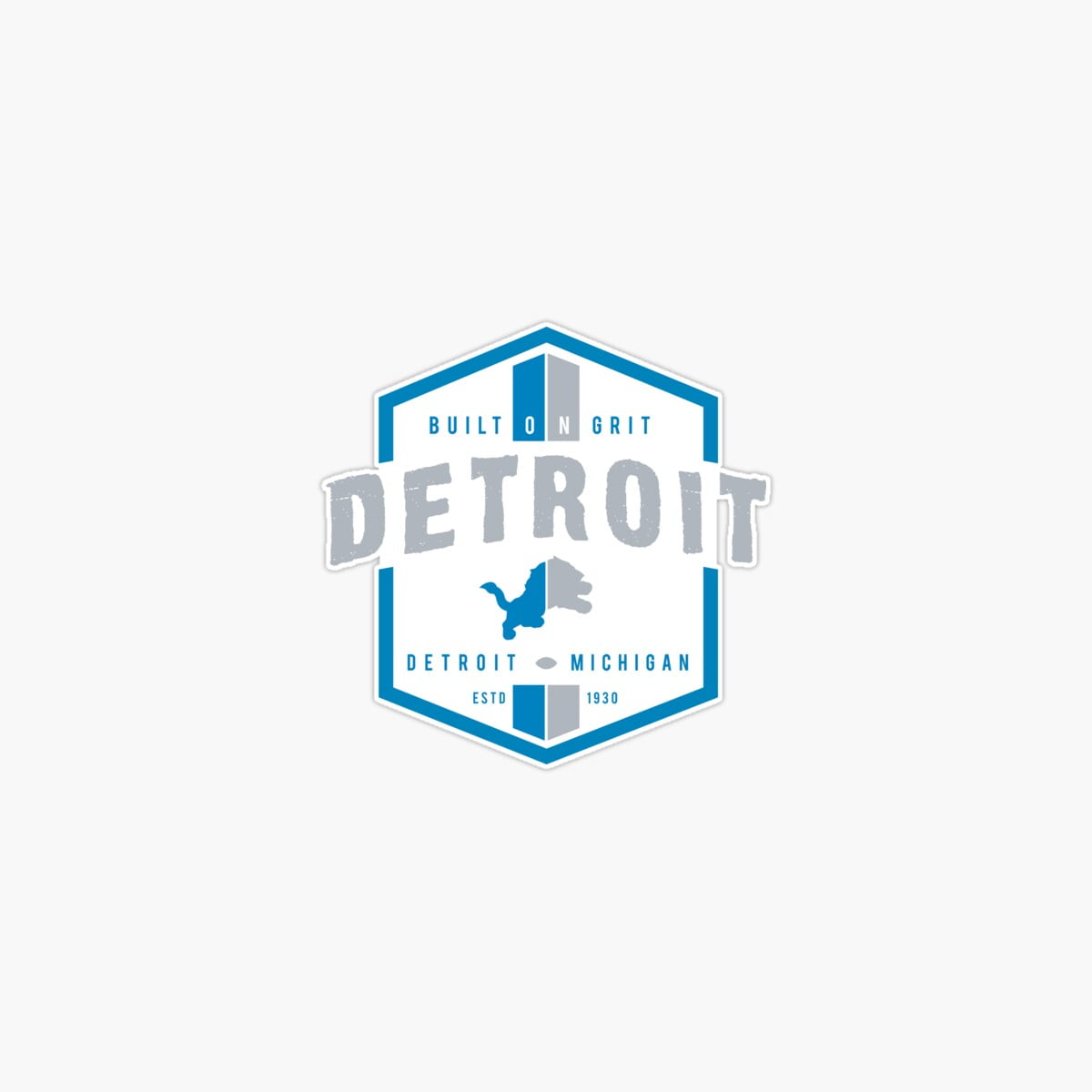 Onim Built On Grit Sticker, Phone Decal Water Bottle Stickers Car ...