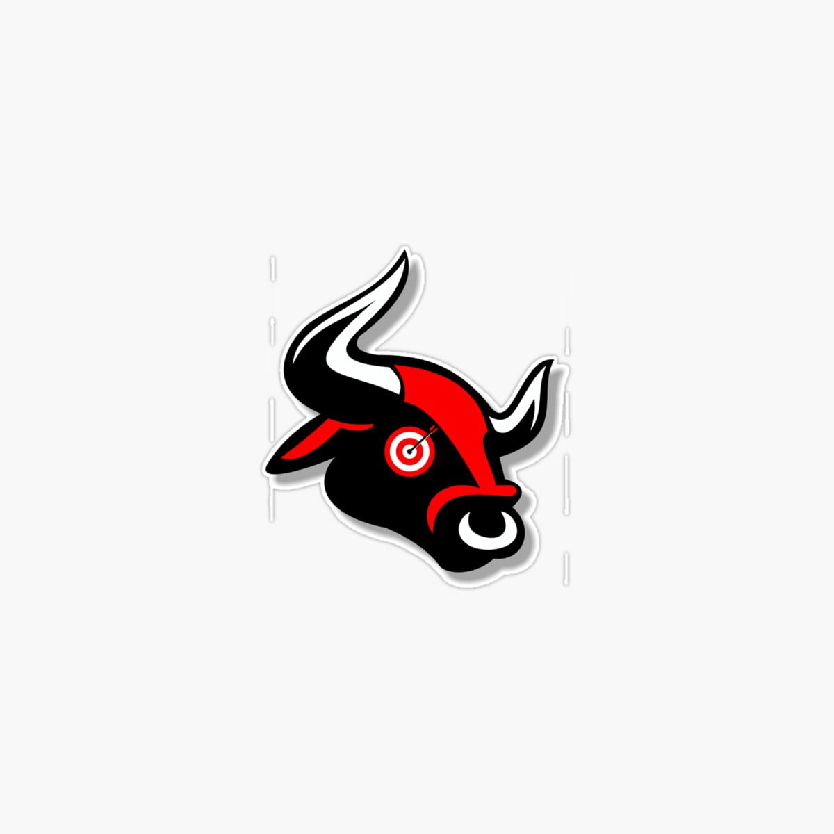 Onim Bullseye Sticker, Phone Decal Water Bottle Stickers Car Decals ...