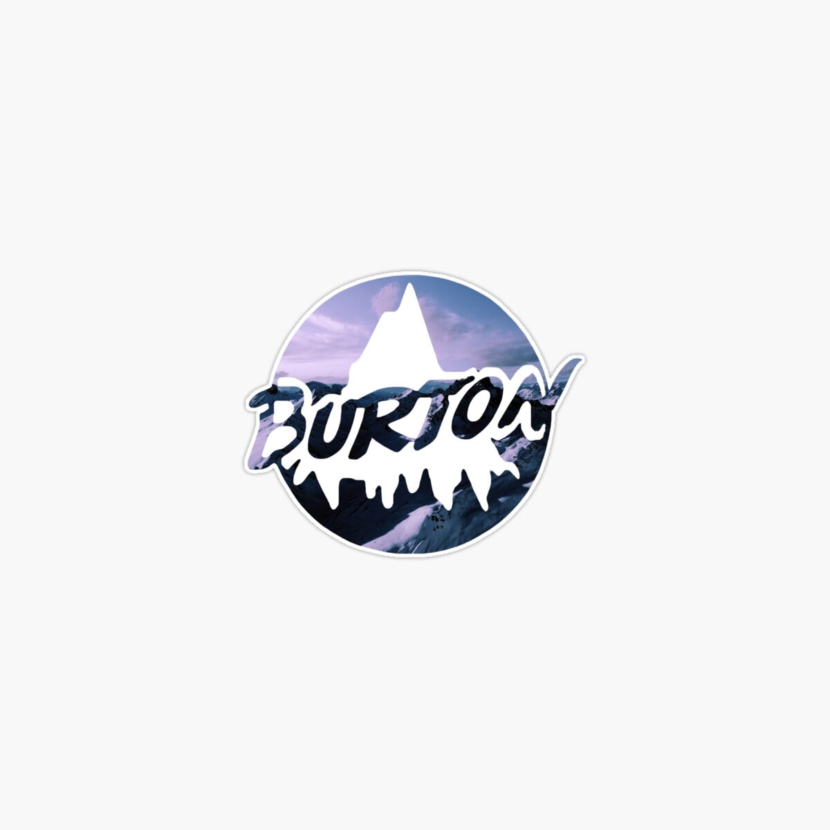 Onim Burton Snowboards Logo Sticker, Phone Decal Water Bottle Stickers ...