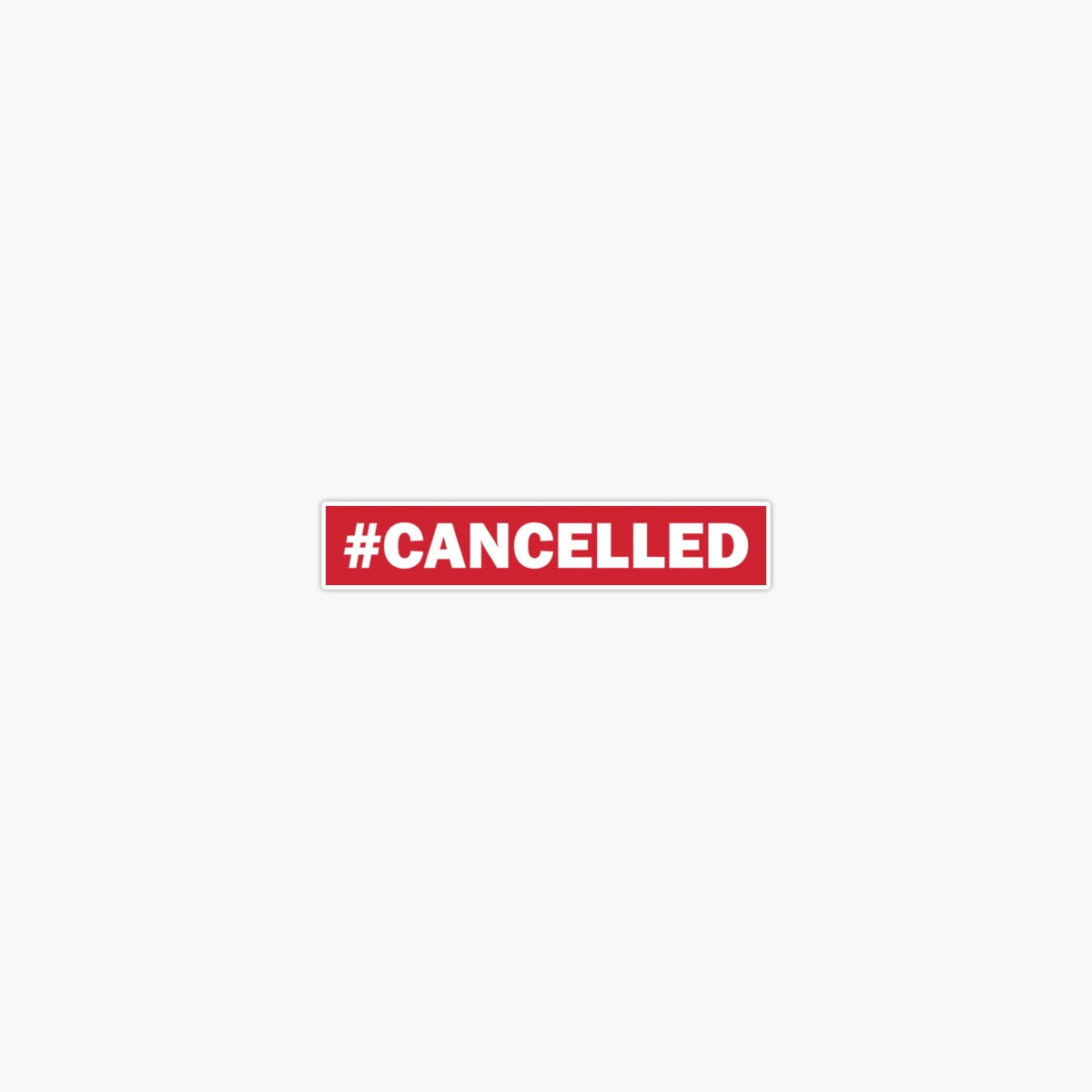 Onim #Cancelled Sticker, Phone Decal Water Bottle Stickers Car Decals ...