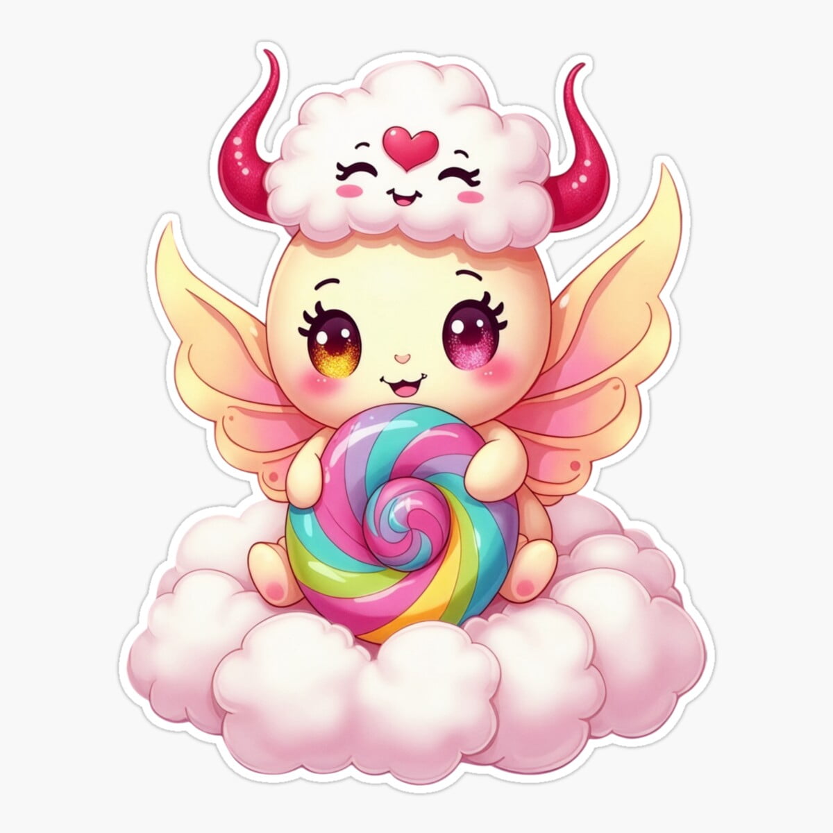 Onim Candy From A Cute Stranger Sticker, Phone Decal Water Bottle Stickers Car Decals, Funny ...