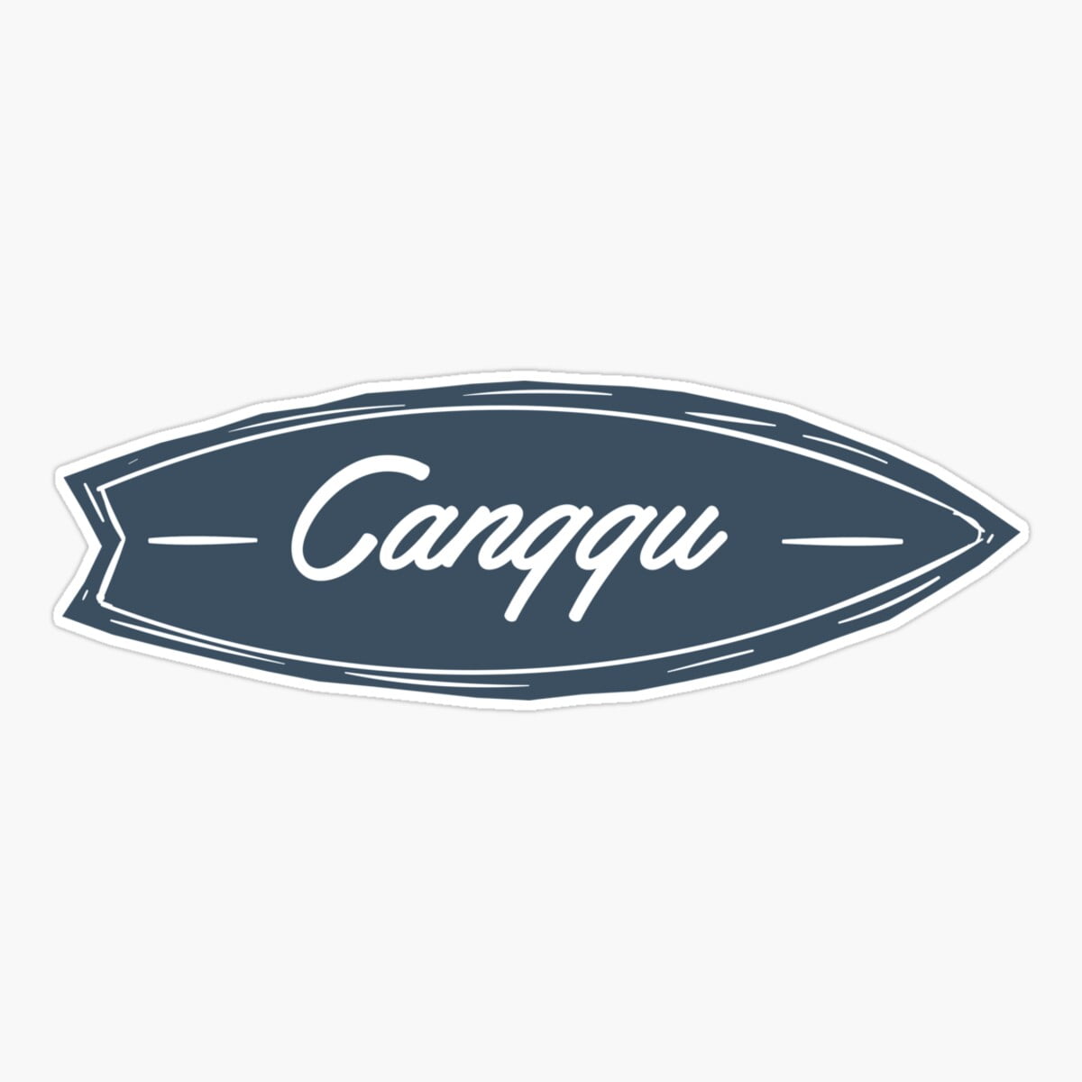 Onim Canggu Bali Surfboard Sticker, Phone Decal Water Bottle Stickers ...