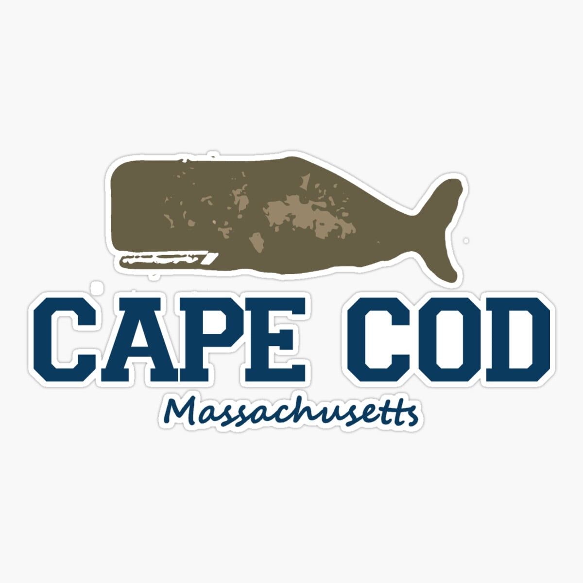 Onim Cape Cod. Sticker, Phone Decal Water Bottle Stickers Car Decals ...