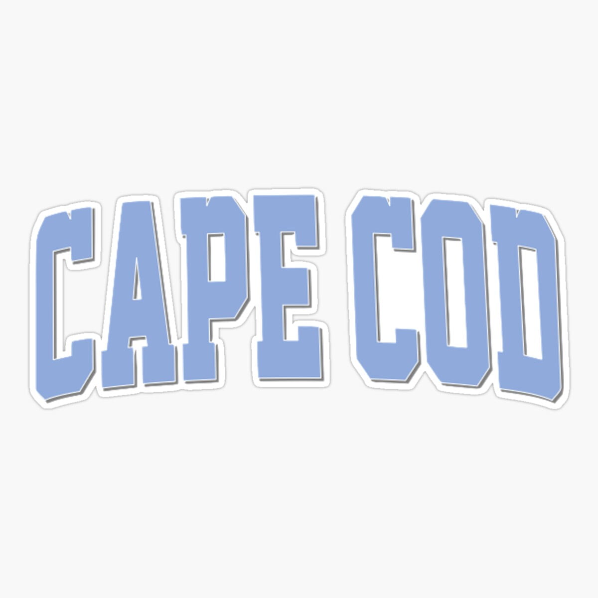 Onim Cape Cod Sticker Sticker, Phone Decal Water Bottle Stickers Car ...