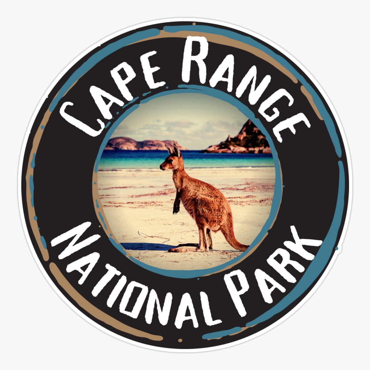 Onim Cape Range State Park Sticker, Phone Decal Water Bottle Stickers ...
